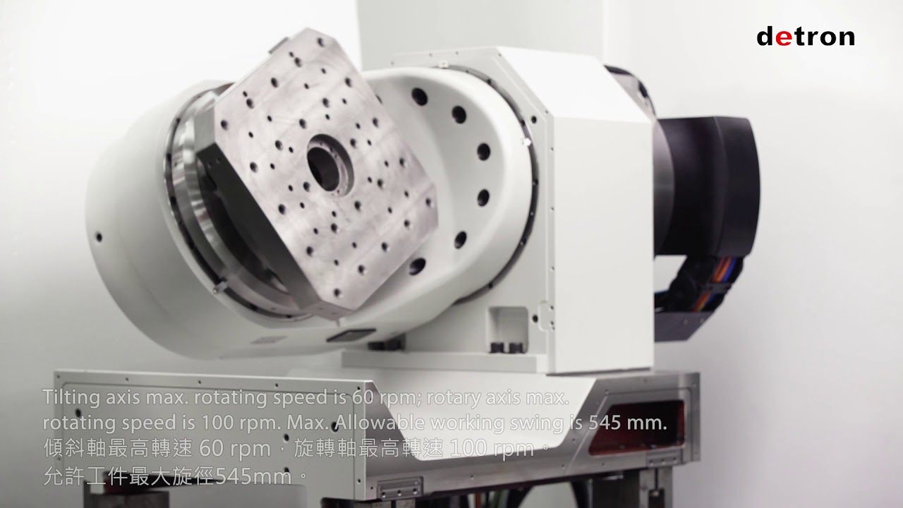 detron NC Rotary Table - 5th axis DDM_DTF410H DDM Trunnion Tilting ...