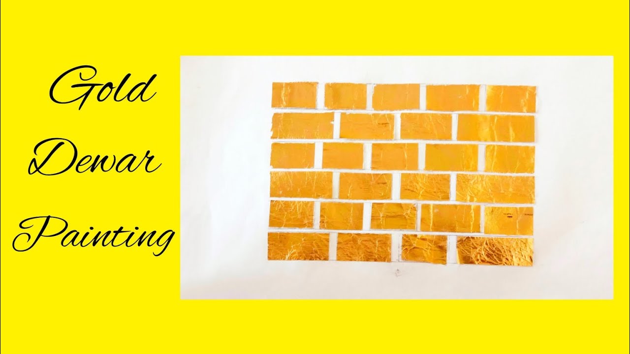 Golden | Diwar Drawing | Simpal Sone ki Diwar | Drowing | Gold design # ...