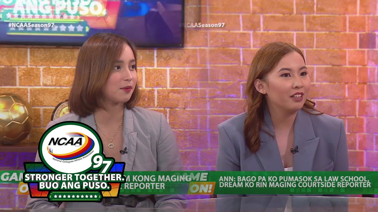 Meet NCAA Season 97 courtside reporters Christiana Dimaunahan and Ann ...