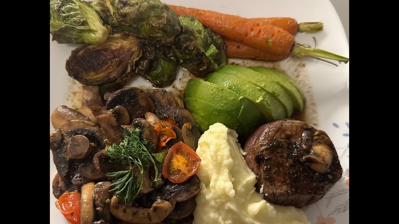 Filet Mignon con Vegetales y Puré Mousseline | Cocina con Juan - YouTube