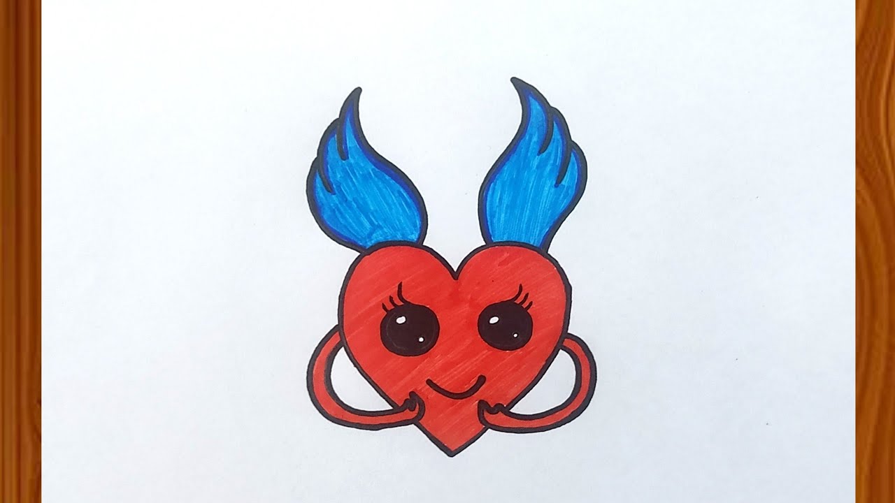 Cute love drawing // love drawing // drawing - YouTube