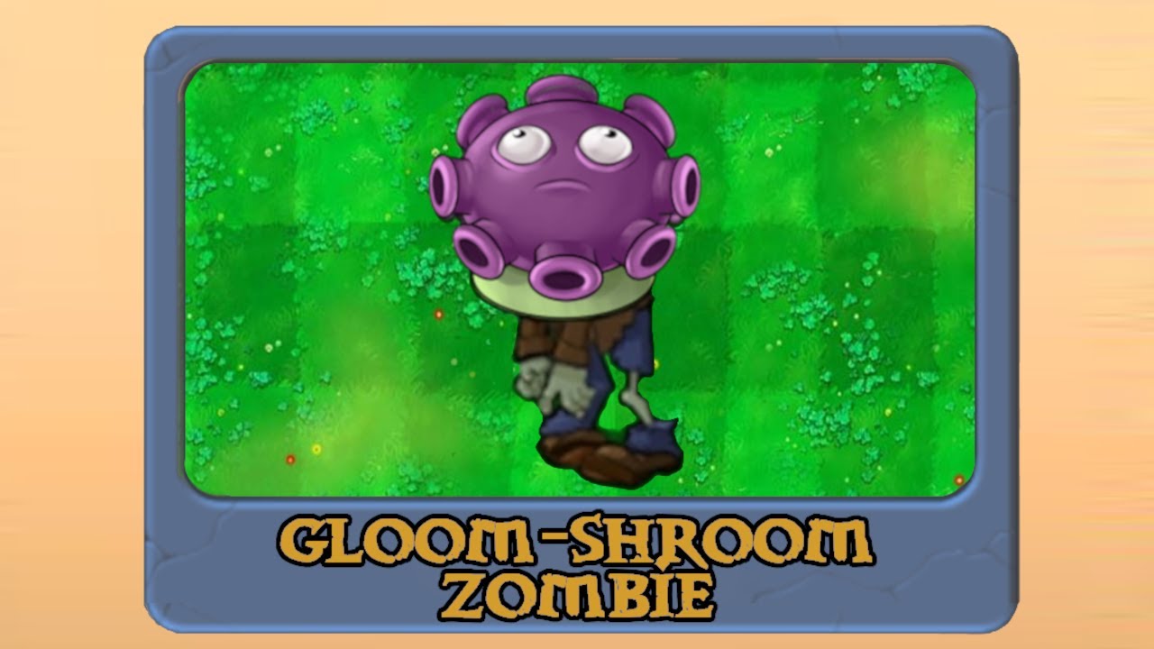 Gloom shroom Zombie - Plants vs. Zombies New Zombie Update 2023 - YouTube