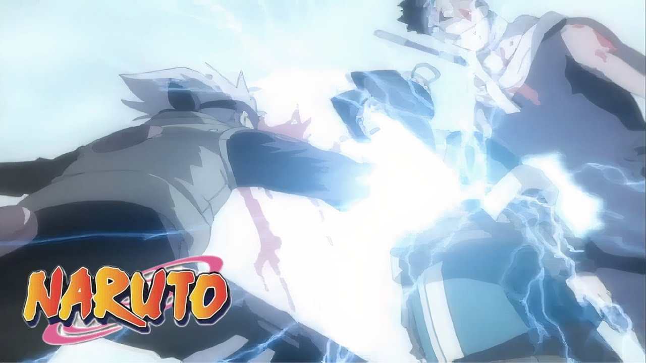Kakashi vs Zabuza - Kakashi usa seu chidori e mata Haku | Naruto - YouTube