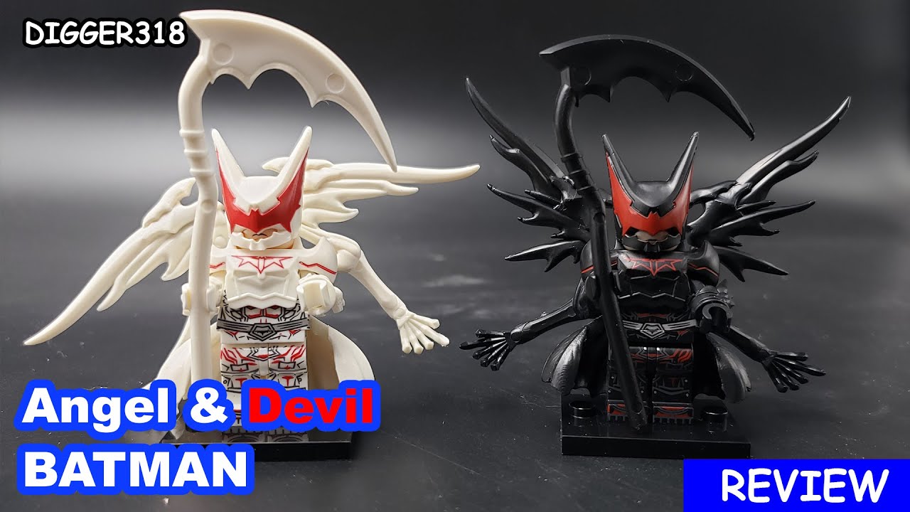 Lego DC SuperHeroes Batman Angel and Demon Armor LE01 LE02 Bootleg Toy ...