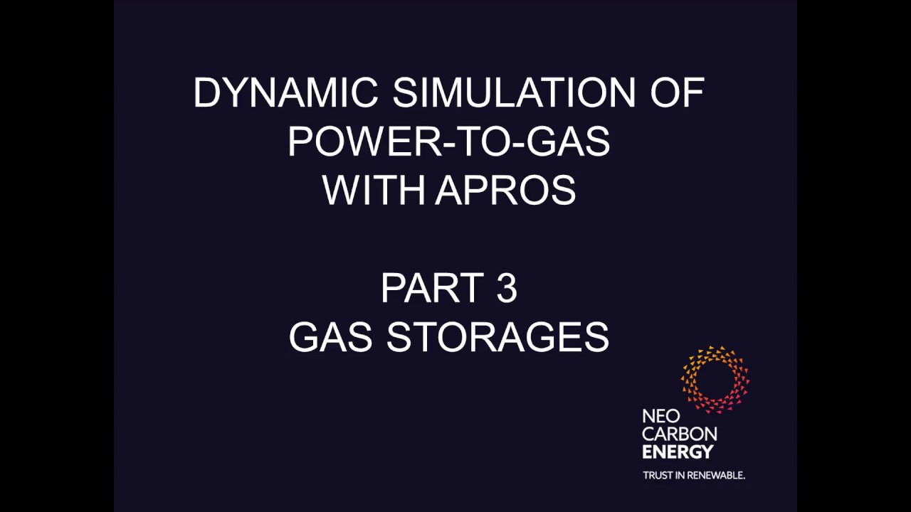 Apros Power to Gas, Part 3 - Gas storage - YouTube