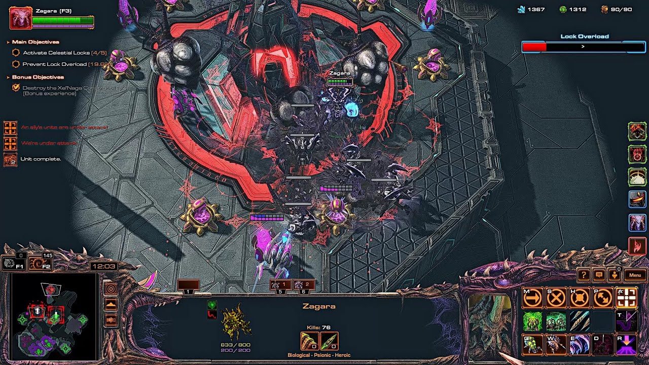 SC2 Co-Op Lock & Load "Futile Resistance" Zagara GamePlay [Prestige ...