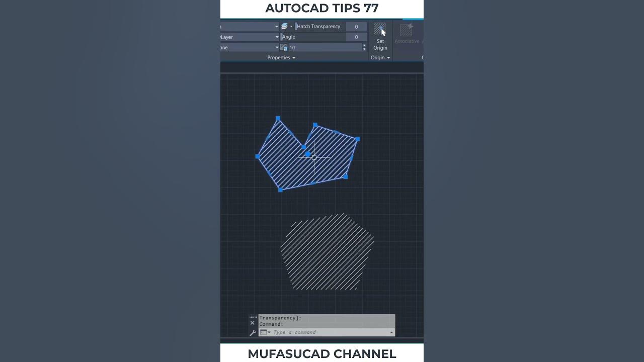 AutoCAD Tips 77 Recreate Missing Hatch Boundary #shorts - YouTube