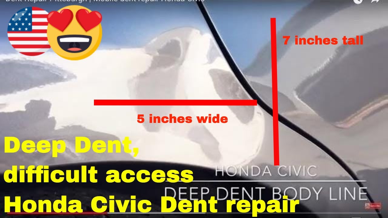 Civic Dent Repair Pittsburgh,PA | paintless dent repair - YouTube
