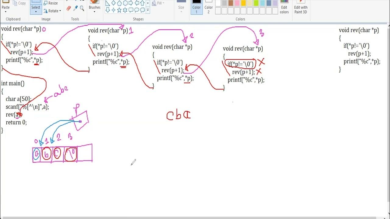 Reverse A String Using Recursion In C Bangla Youtube