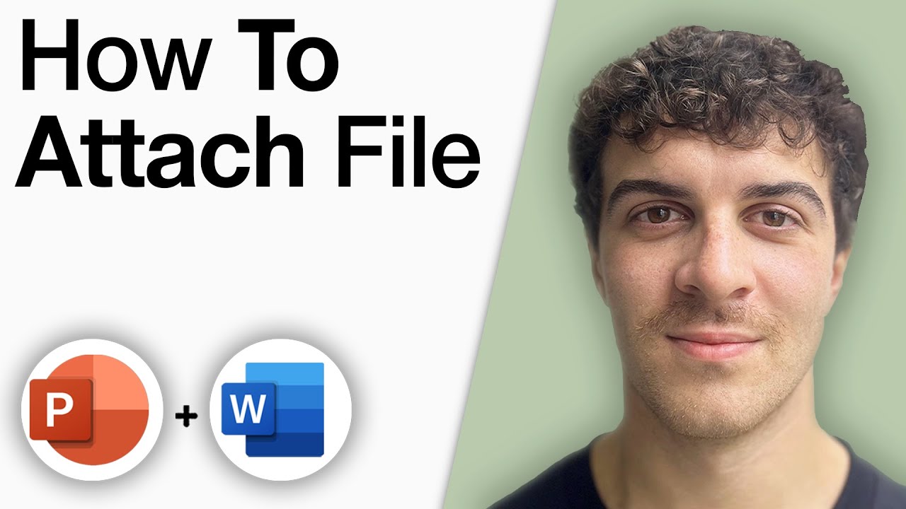 How To Attach Powerpoint File in Word Document [2025 Full Guide] - YouTube