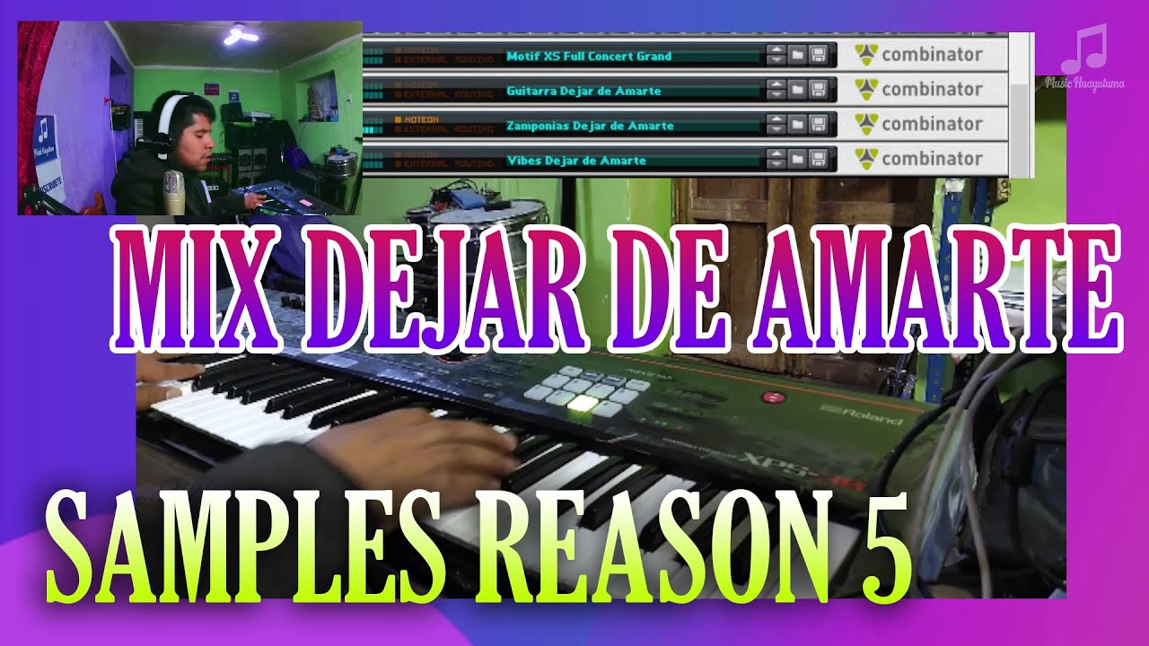 Samples Mix Dejar de Amarte Reason 5 - YouTube