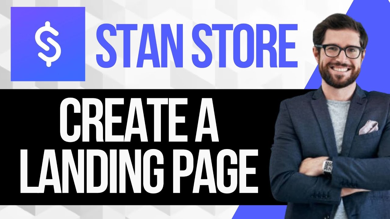 How To Create a Landing Page In Stan Store - YouTube
