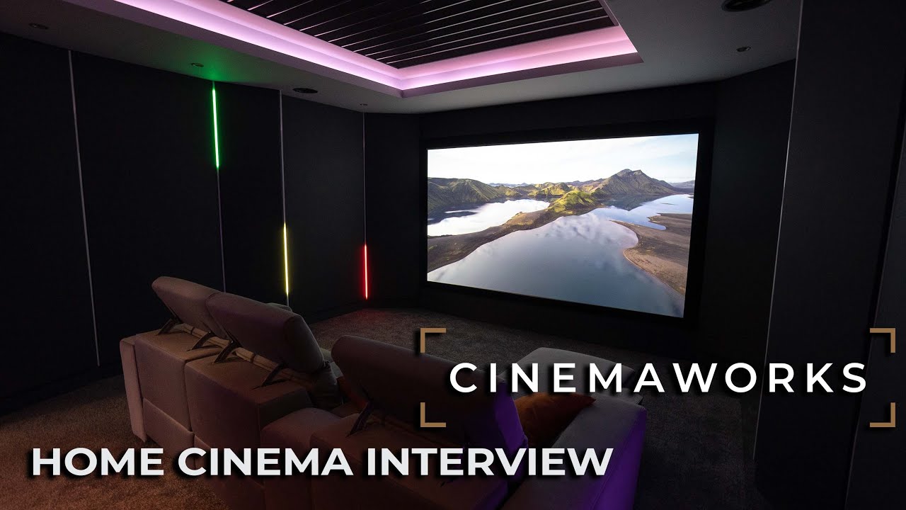 AMAZING HOME THEATER SETUP - WITH CINEMA WORKS - YouTube