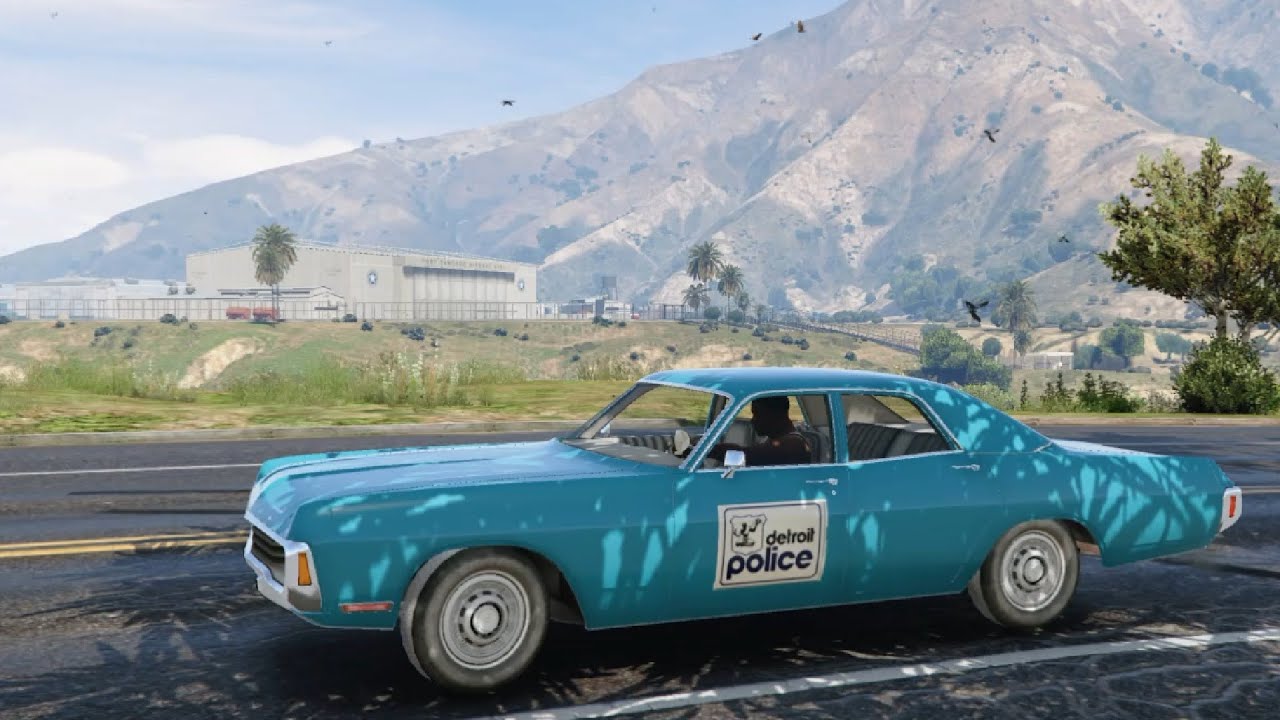 70s Detroit Police Car 01 - GTA V _REVIEW - YouTube