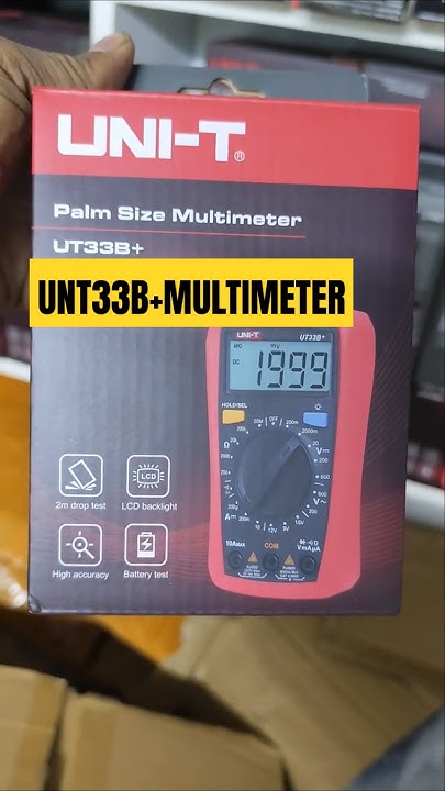 UNI-T UT33B+ Digital Multimeter##shots - YouTube