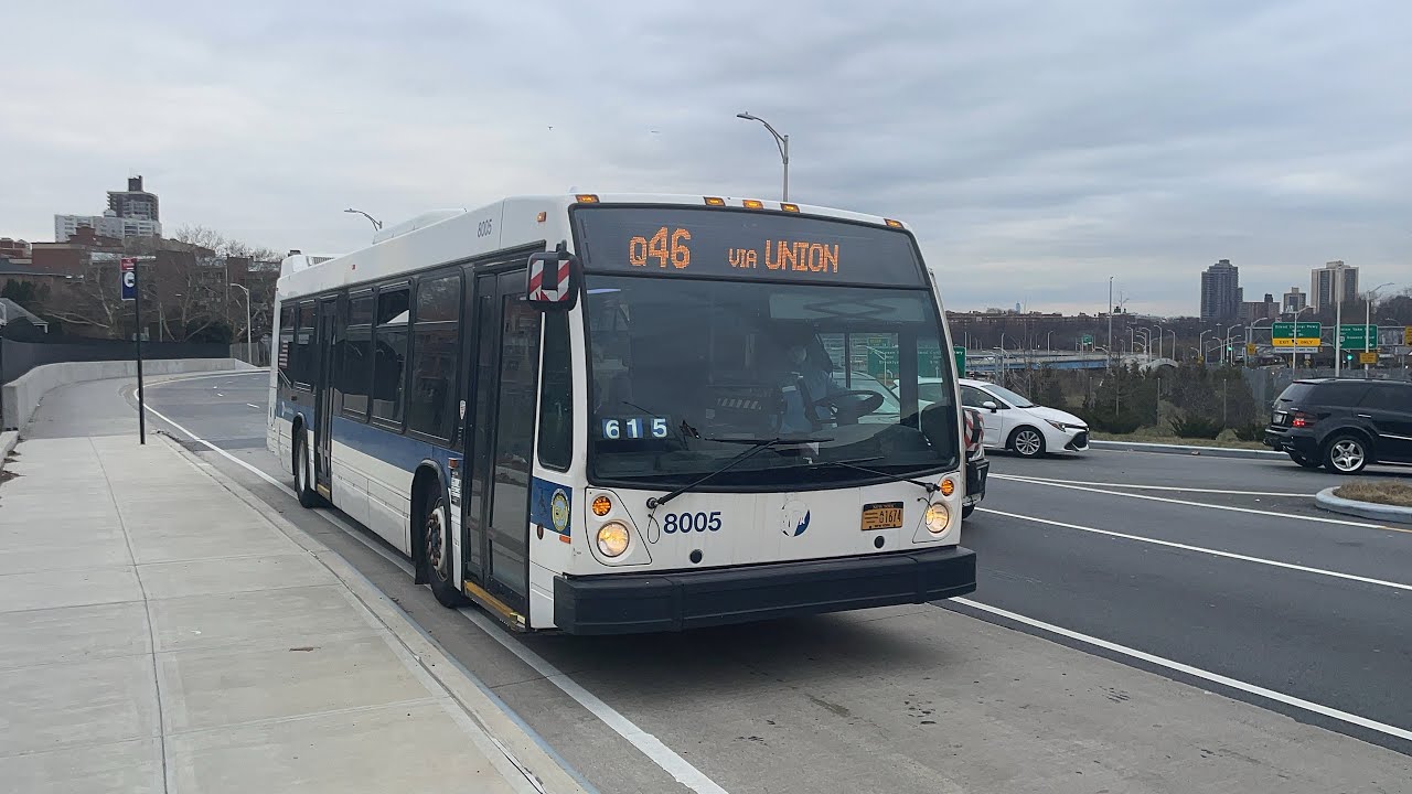 MTA New York City Bus: 2011 Nova Bus LFS #8005 On The Q46 Leaving Union ...