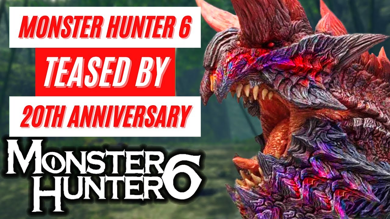 Monster Hunter 6 Teaser 20th Anniversary Playstation 5 Nintendo Switch ...