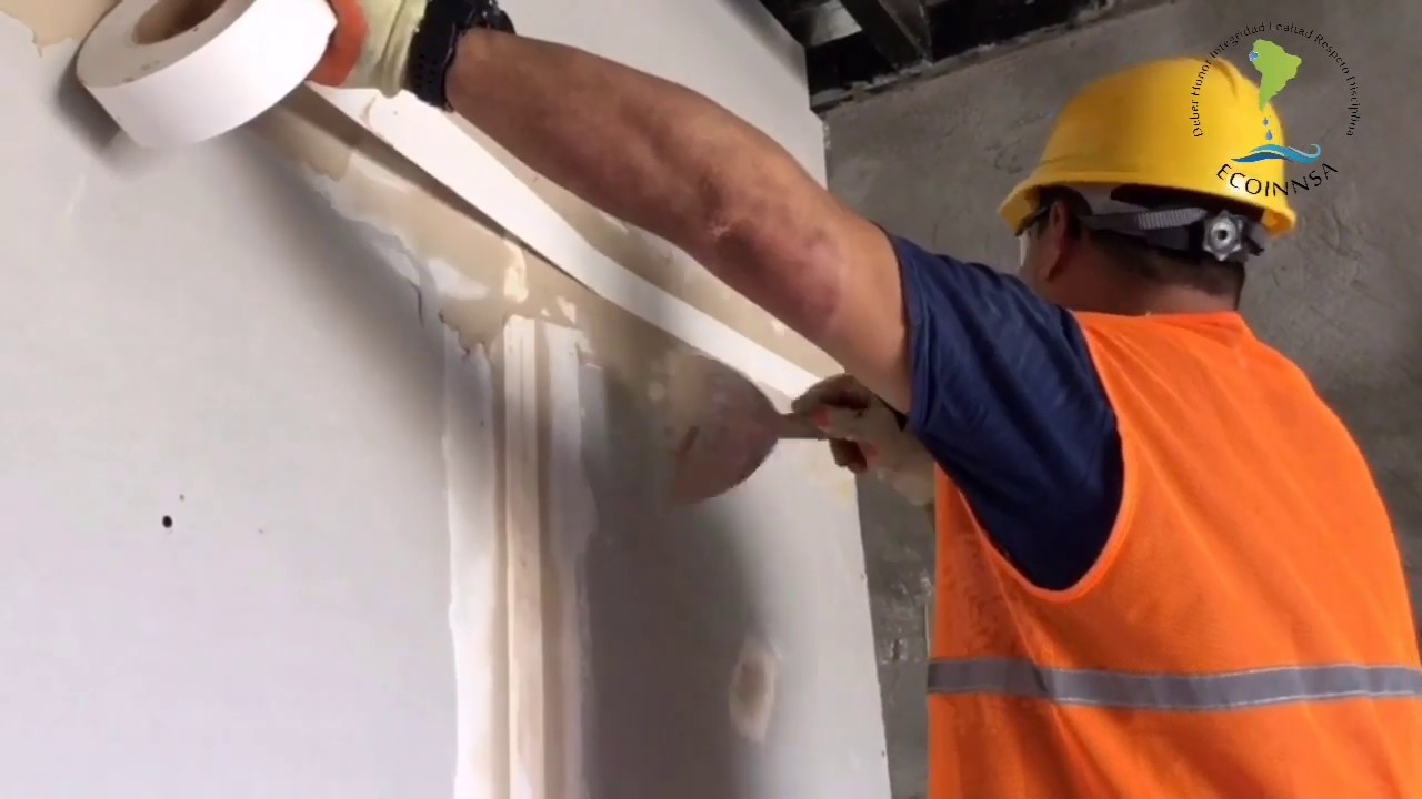 Instalación de paredes de Gypsum (Ecoinnsa) 👷 1/3 - YouTube