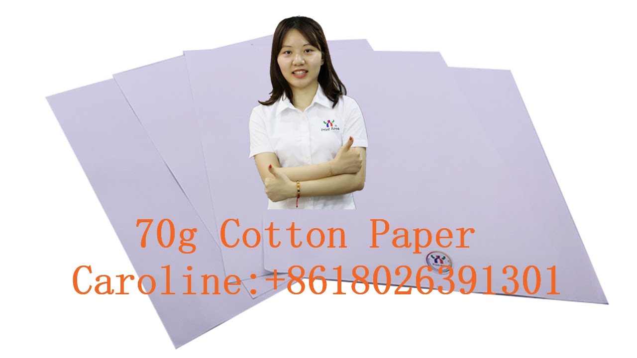 70g 75% Cotton 25% Linen Paper - YouTube