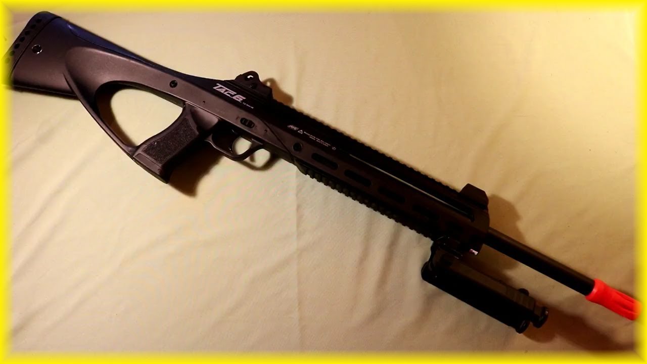 ASG TAC-6 CO2 Semi-Auto Airsoft Sniper Rifle Review - YouTube