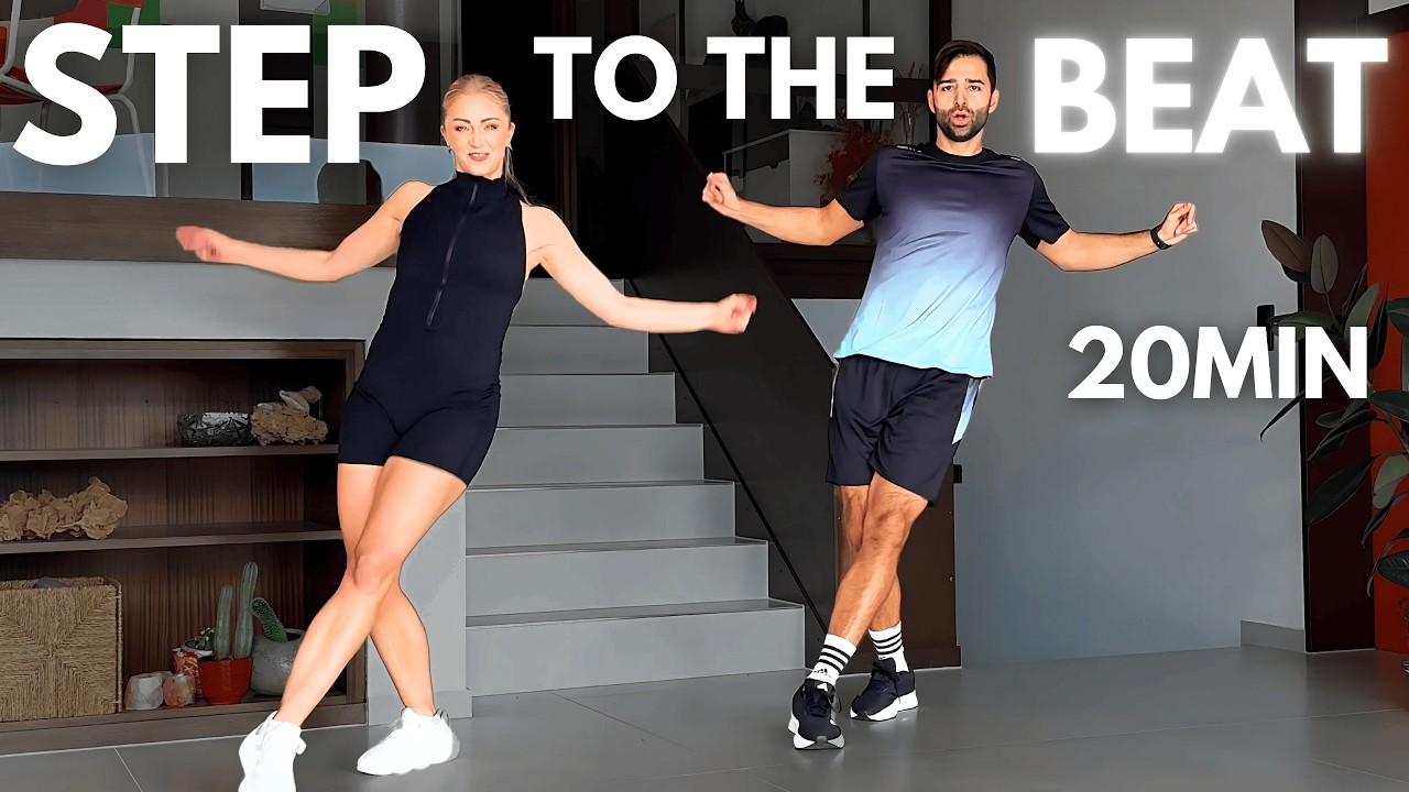 20 Minute Step To The Beat Workout - Low Impact and Motivating - YouTube