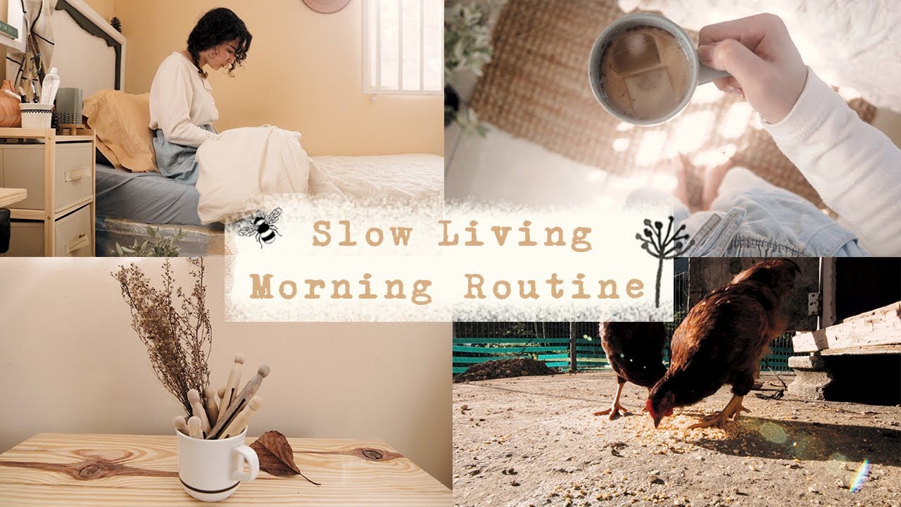 Slow Living Morning Routine| Minimal/productive, slow & simple | plants ...