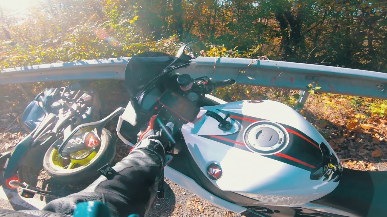 yamaha xj6 crash (kaza) - YouTube