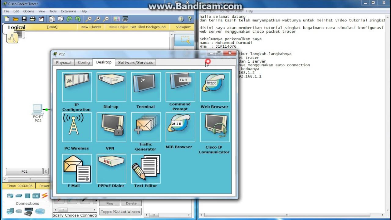 Konfigurasi Web Server Menggunakan Cisco Packet Tracer - YouTube