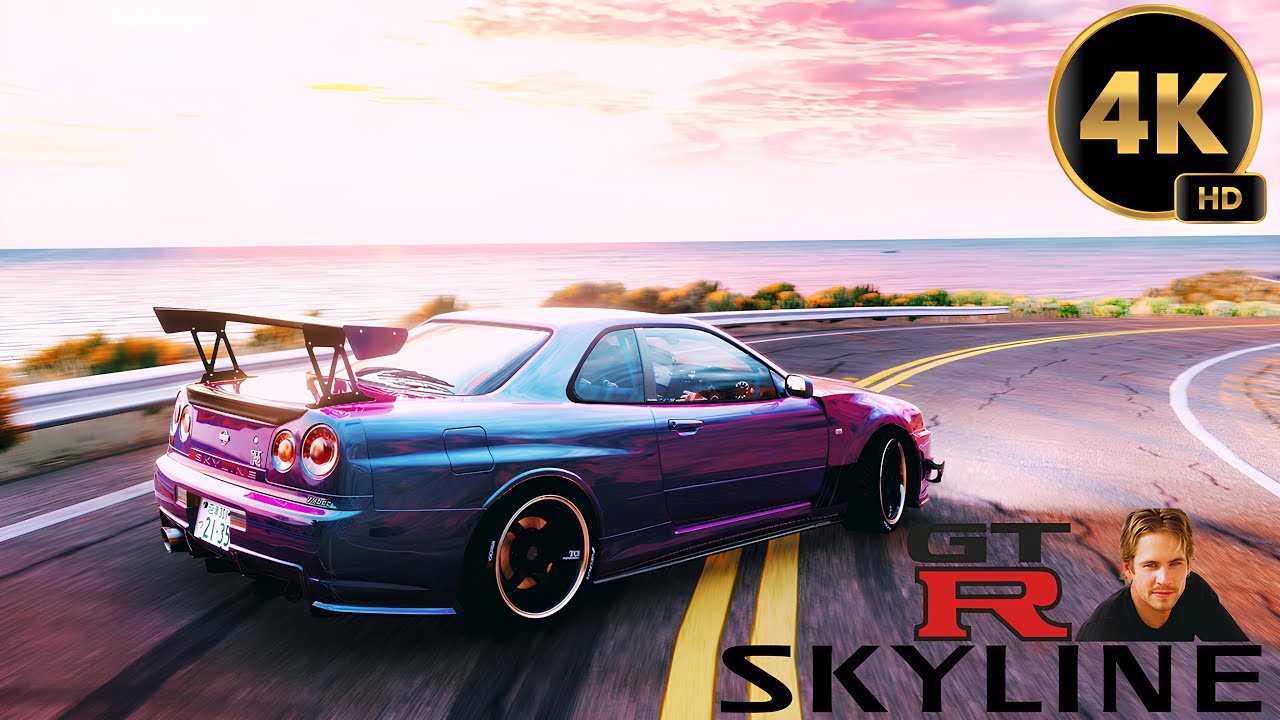 Nissan GT-R R34 V-Spec 1175HP | Pacific Coast Sunset - Assetto Corsa ...