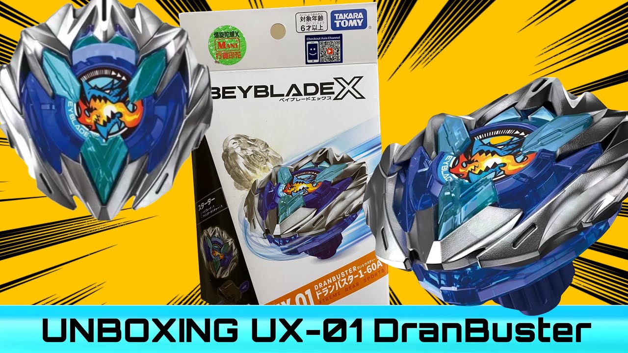 UNBOXING UX-01 DRANBUSTER #beybladex #fyp - YouTube