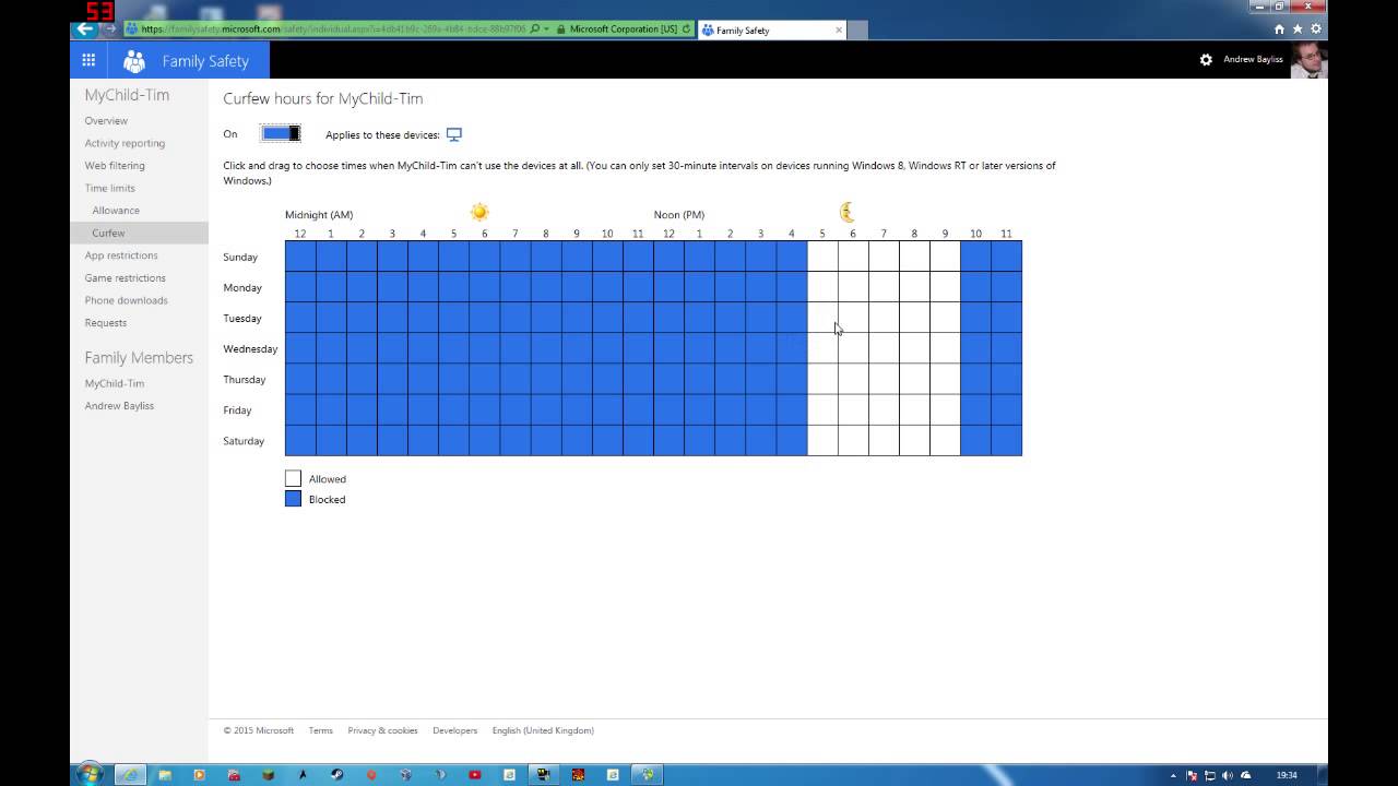 Windows Live Essentials: Family Safety - YouTube