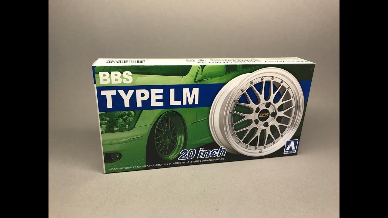 Unboxing: Aoshima 20 inch BBS LM wheel & Tire set - YouTube