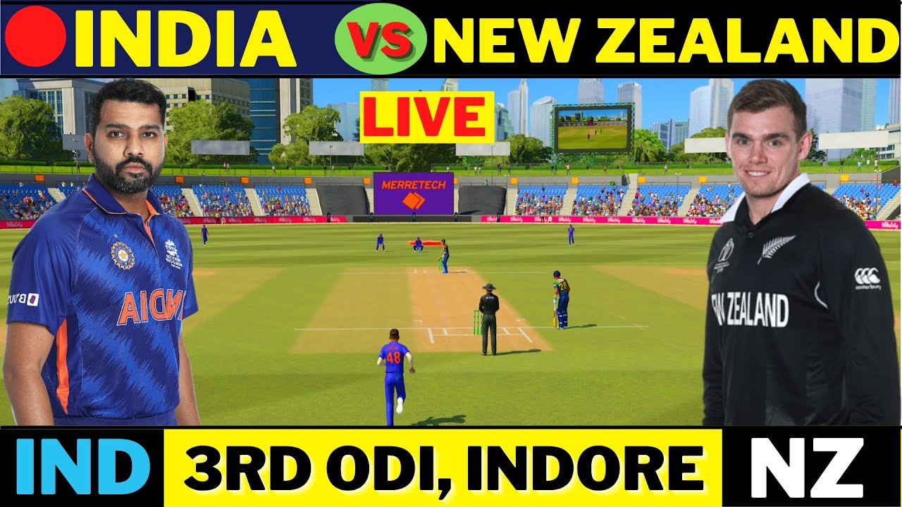 Live: India vs New Zealand 3rd ODI Live | IND vs NZ Live Match Score ...