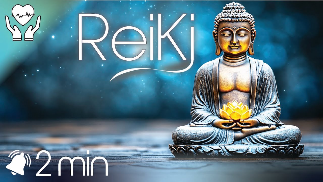 Reiki Music with Bells every 2 minutes for Meditation and Energy ...