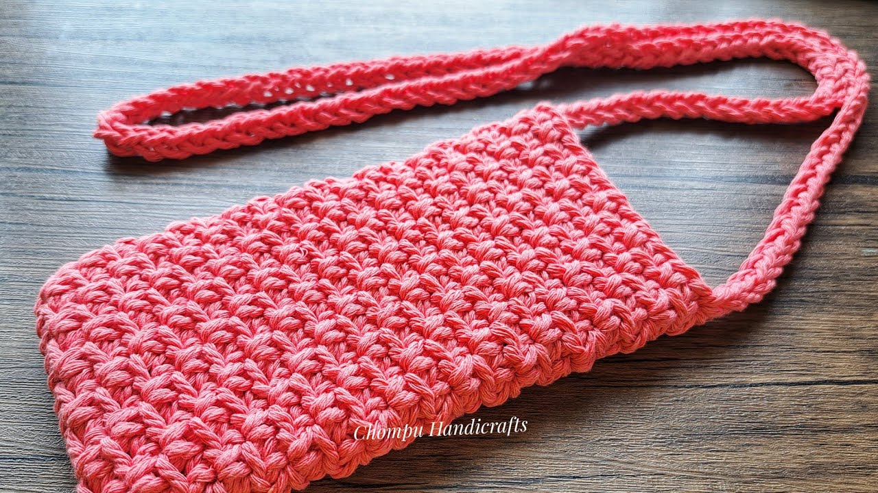 DIY Crochet Phone Bag Tutorial | Step by Step - YouTube