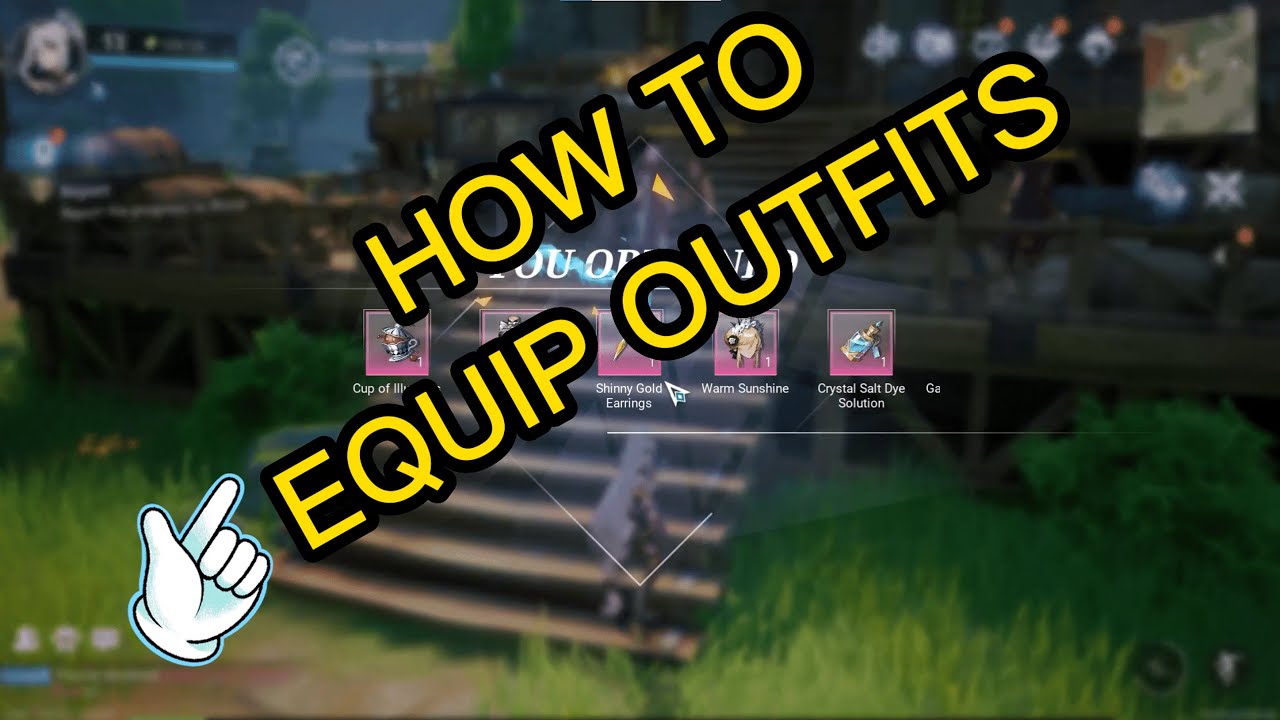Crystal of Atlan || How to Equip Outfits - YouTube