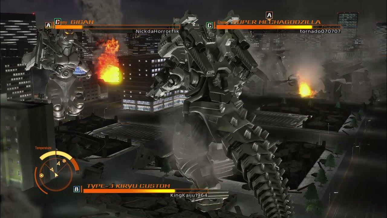 Godzilla PS4 Online Battles: Kiryu vs Super MechaGodzilla vs Gigan - YouTube