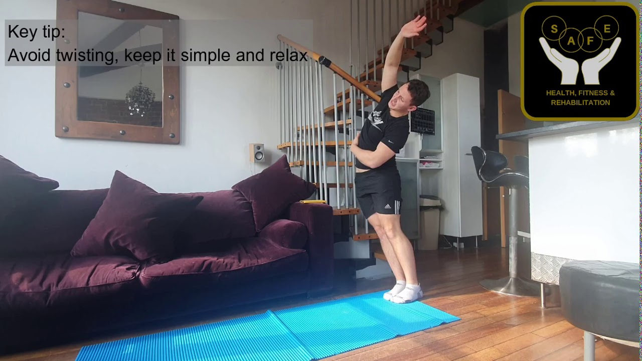 QL stretch series for low back pain - YouTube