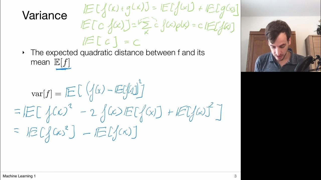 2.1 Expectation Variance (UvA - Machine Learning 1 - 2020) - YouTube
