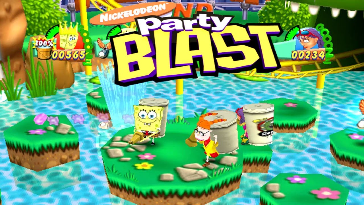Nickelodeon Party Blast (Windows game 2002) - YouTube