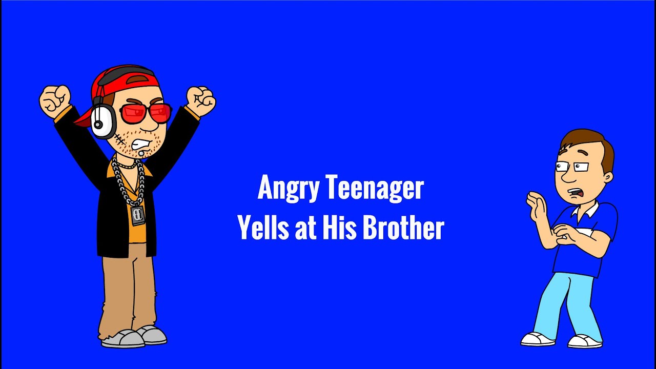 Angry Teenager Yells at His Brother - YouTube