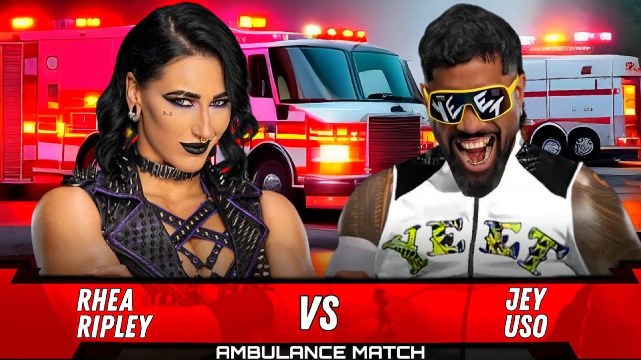 Rhea Ripley vs. Jey Uso - Ambulance Match | WWE Raw Highlights - YouTube