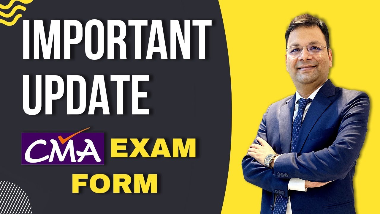 CMA Exam Form | ICMAI Exam Form | CMA Exam Form 2022 - YouTube