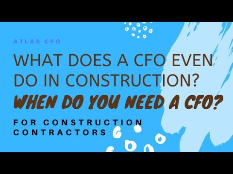 What Does a CFO Do for Construction Companies? Find Out Here - YouTube