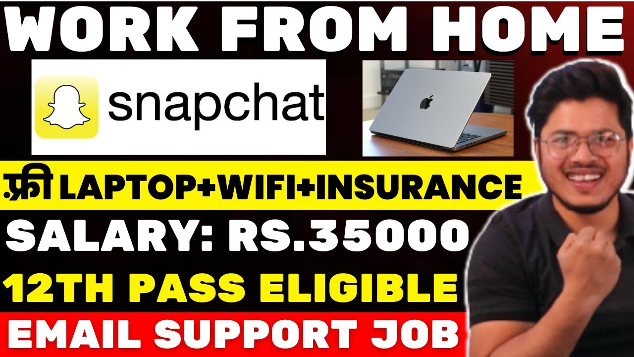 Snapchat work from home Email job😍| Email job Online at home | Snapchat ...