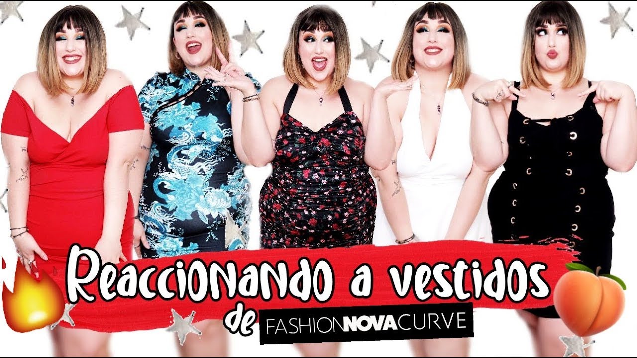 💣0% COMPLEJOS🔥 REACCIONANDO A VESTIDOS DE FASHION NOVA CURVE | Boo ...