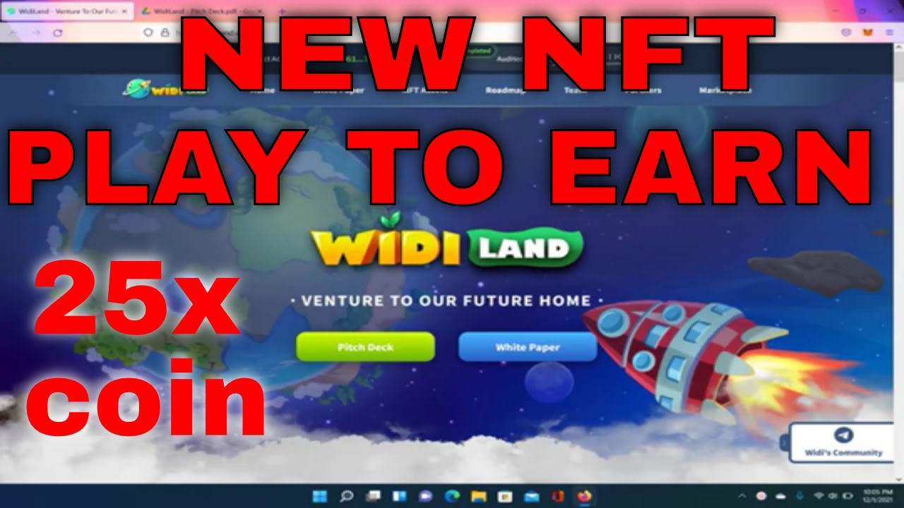 WIDI LAND is a new nft play to earn games on Binance Smartchain - YouTube
