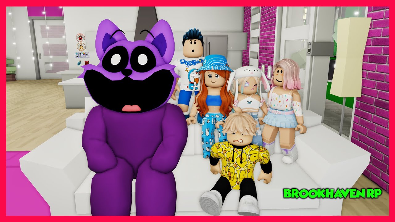 KORKUNÇ KEDİ CATNAP EVİMİZE GELDİ !!! | ROBLOX BROOKHAVEN RP - YouTube