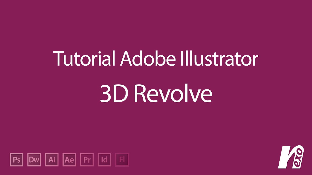 Tutorial Adobe Illustrator Ferramenta 3D Revolve - YouTube