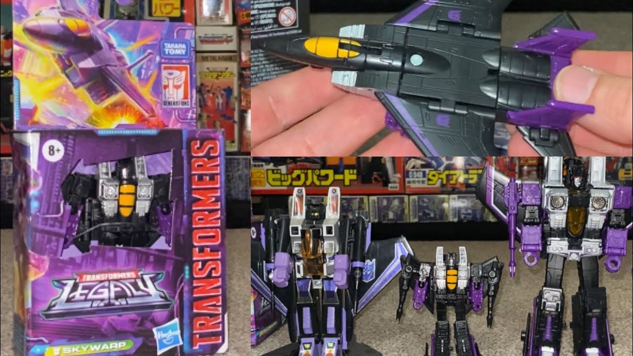 Transformers legacy core class Skywarp review G1 generations combiner ...